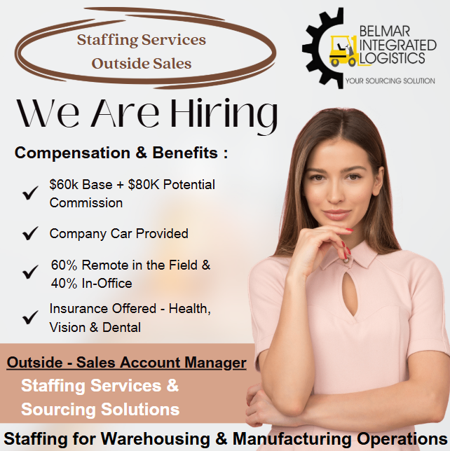 Belmar Integrated Logistics- Sales Representative - Staffing Services - Light Industrial ...